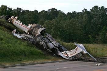 PICTURE: Musicians burned in Learjet crash | News | Flight Global