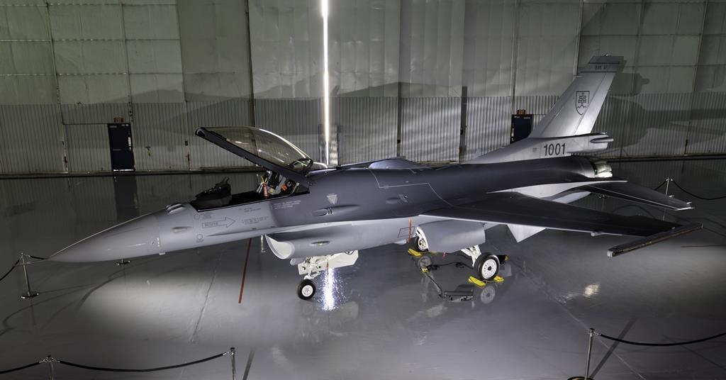 Lockheed Martin unveils first F-16 fighter for Slovakia | News | Flight ...