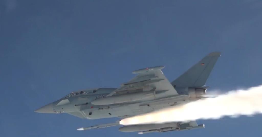 German Eurofighter launches Luftwaffe’s first Meteor missile | News ...