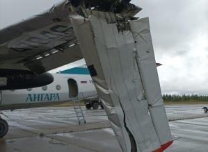 Wing-strike on landing badly damages Angara An-24 | News | Flight Global