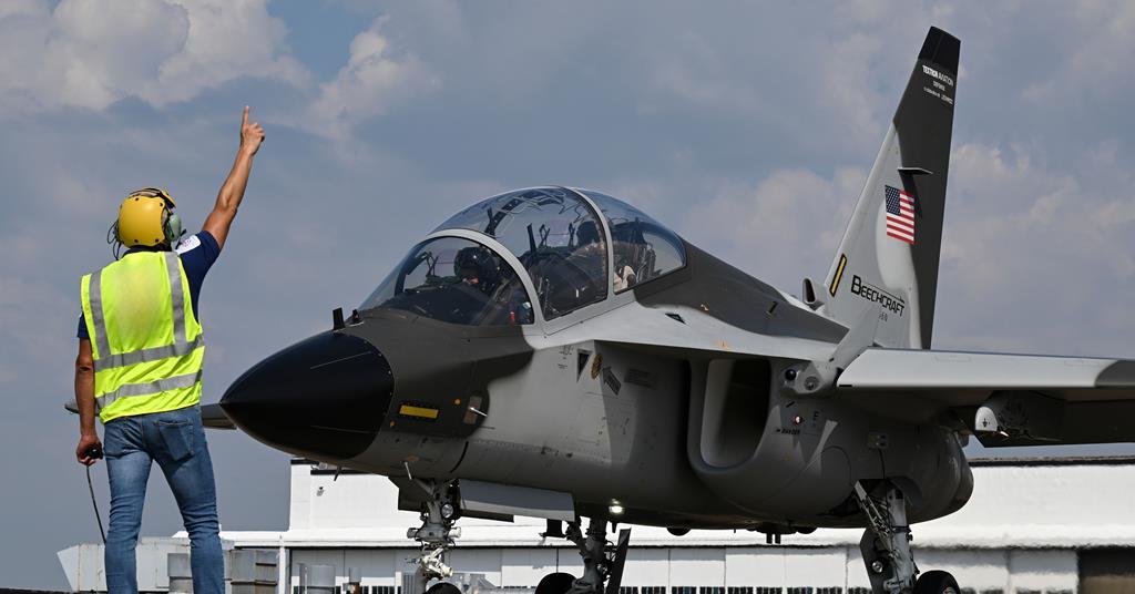 Step inside the Beechcraft M-346N jet vying to train the next ...