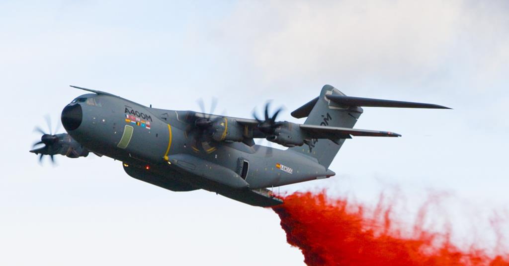 A400M shows off enhanced firefighting credentials during test campaign ...
