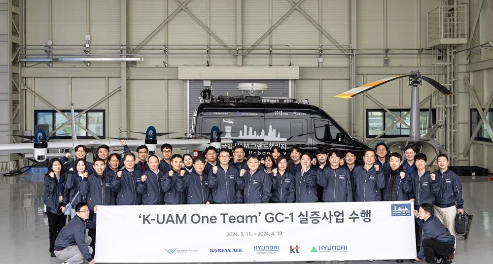 Korean Air demonstrates UAM operations using 5G network | News | Flight ...