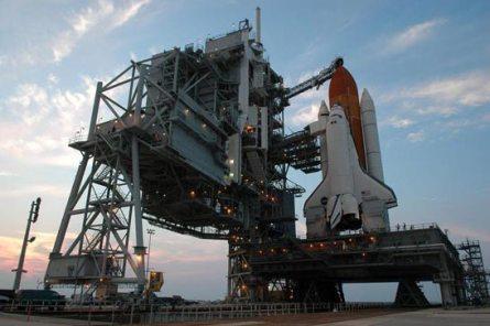 Space Shuttle Discovery countdown is held at 9 minutes as Orbiter ...