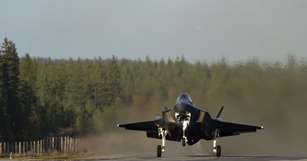 US F-35As complete first-ever European roadway landing | News | Flight ...