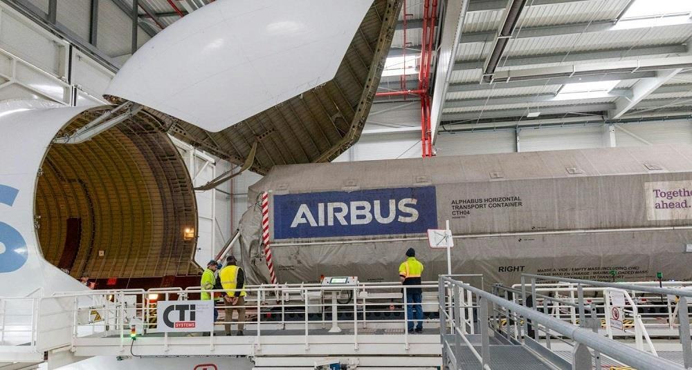 A300-600ST transports Airbus communications satellite ahead of Falcon ...
