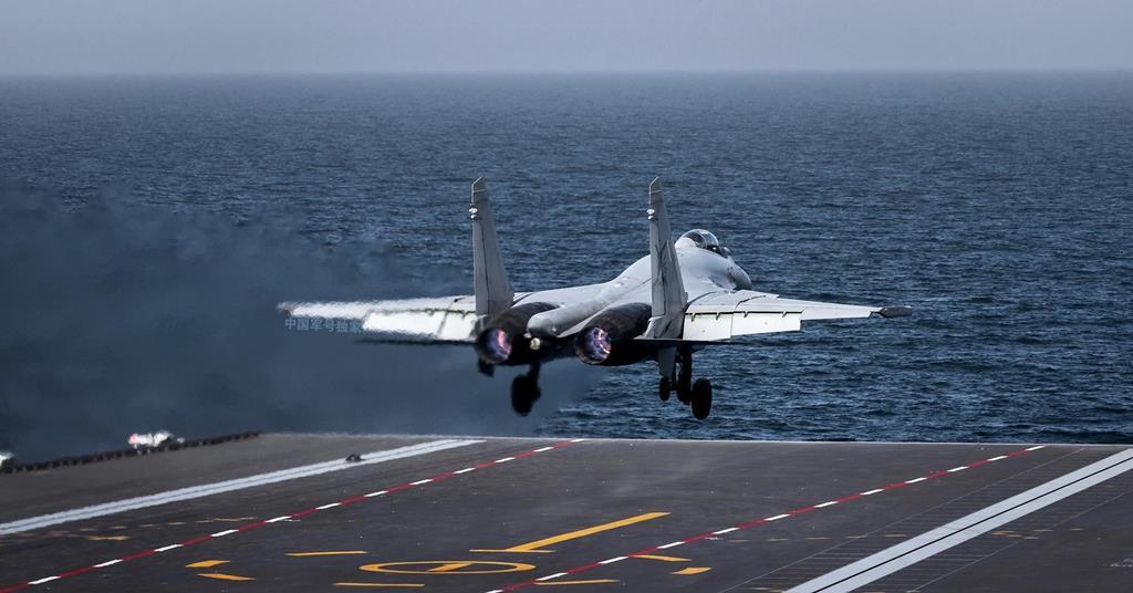 China Fujian aircraft carrier flight tests EMALS electromagnetic launch ...