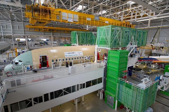 PICTURE: Cathay Pacific's first A350 undergoes final assembly | News ...