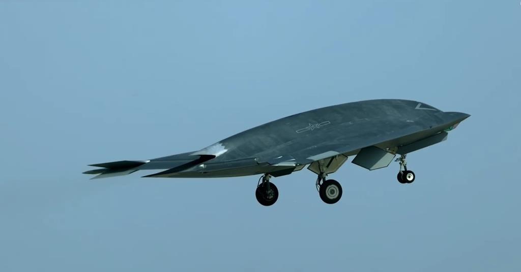 China PLAAF releases GJ-11 Sharp Sword UCAV flight footage with J-20 fighter formation | Flight ...