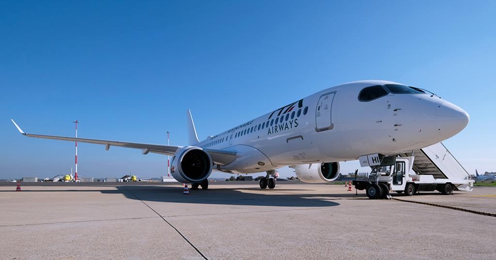 ITA Airways paints first A220 with special sustainability livery | News ...