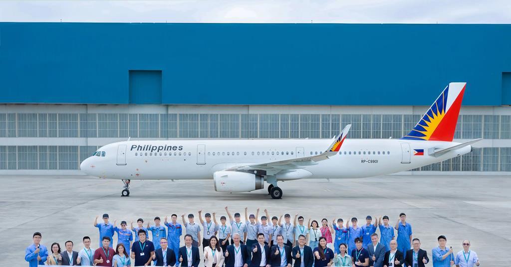 Philippine Airlines returns to HAECO for A321 base maintenance | News | Flight Global