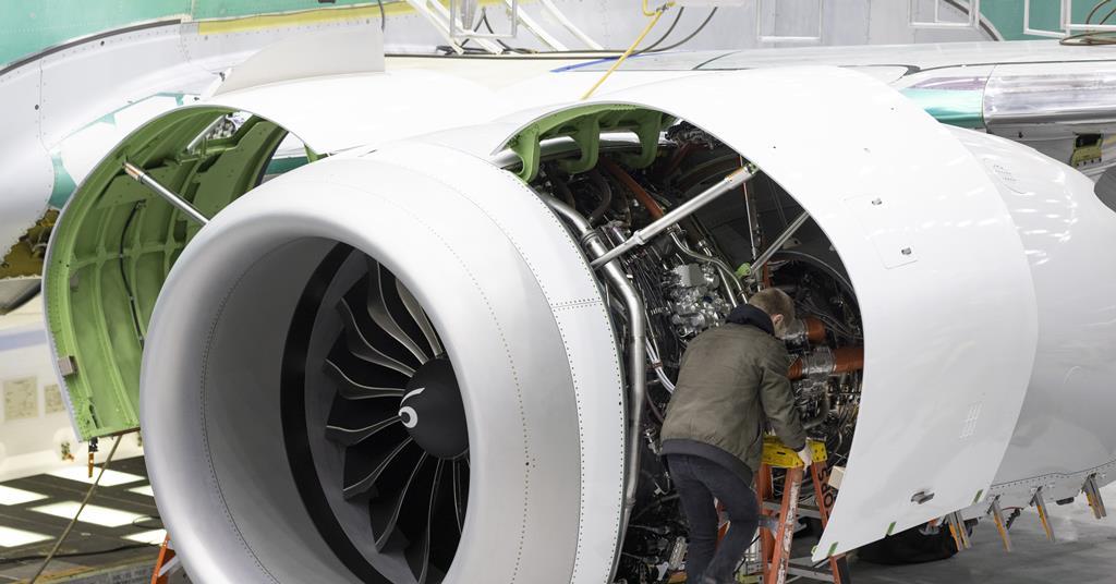 Boeing Airplane Engine