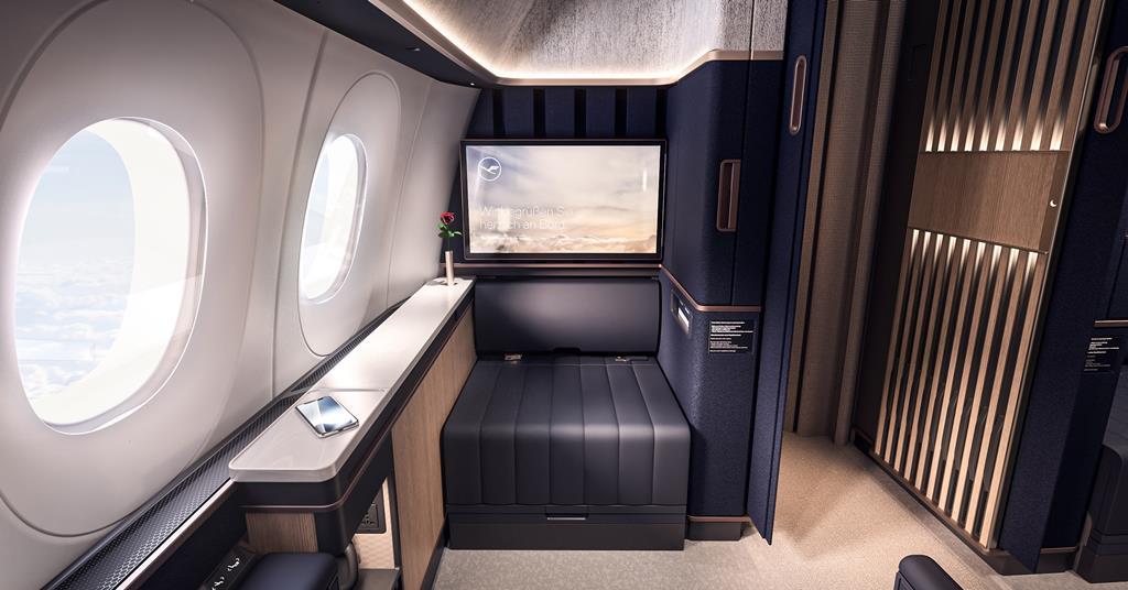 Lufthansa poised to debut A350 equipped with Allegris first-class cabin ...