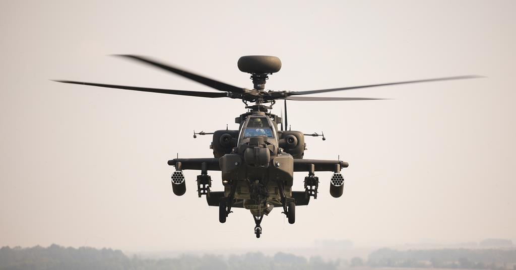 UK to trial autonomous collaborative platforms alongside AH-64E Apache ...