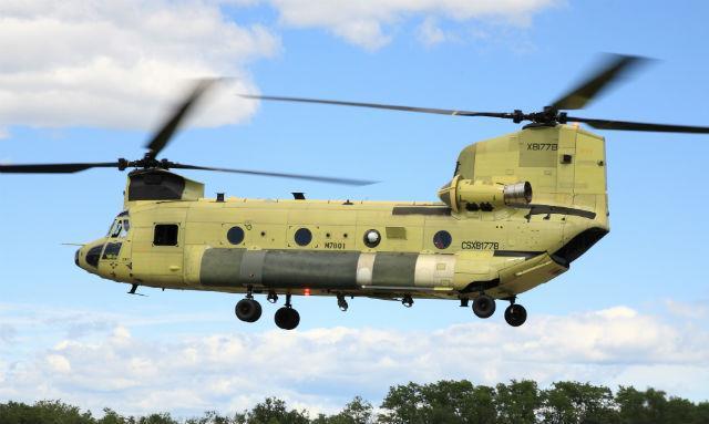 PICTURE: Italian-assembled Chinook makes first flight | News | Flight ...