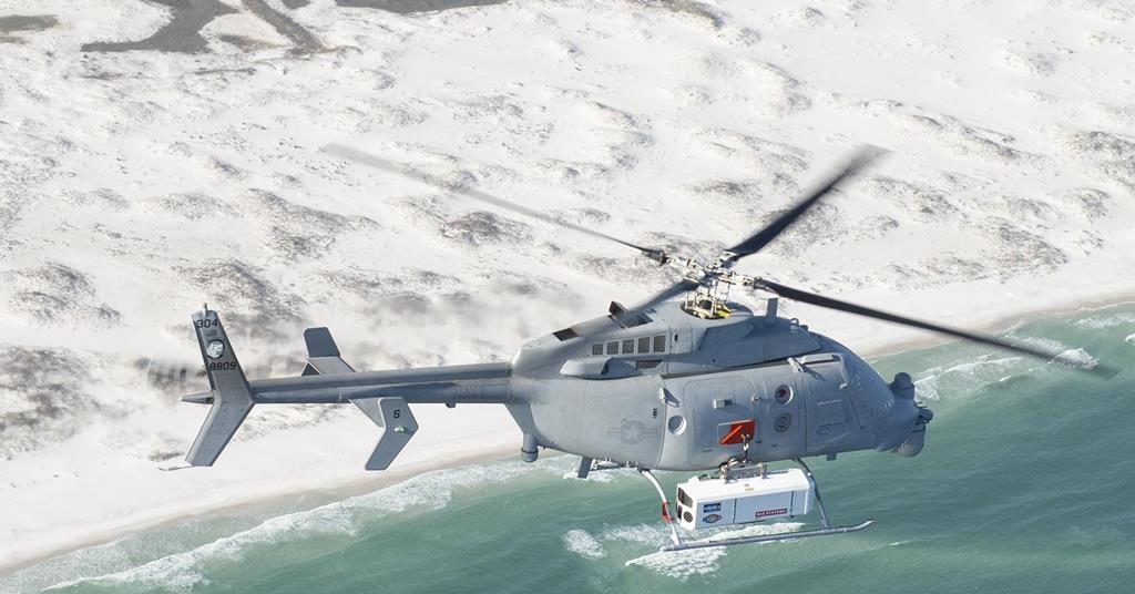 Fire Scout autonomous helicopter successfully tests naval mine ...