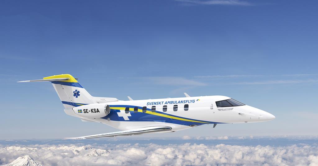 Pilatus begins assembly of first PC-24 for Swedish air ambulance ...