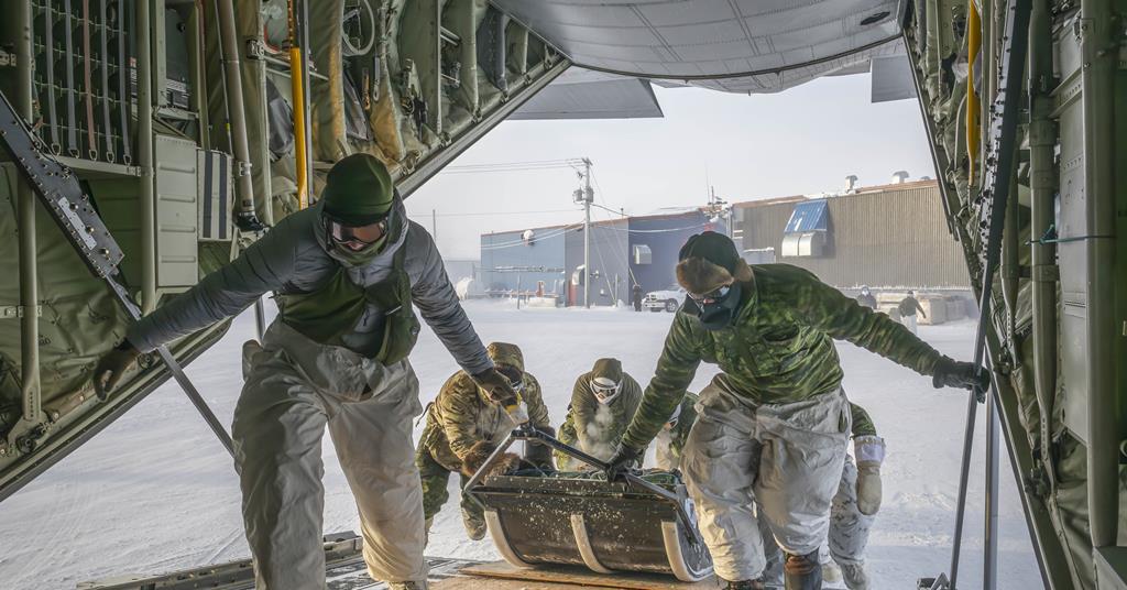 Canada highlights arctic aviation capability with far-northern drills ...