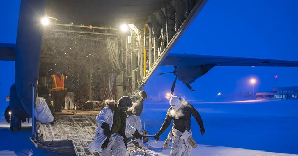Canada highlights arctic aviation capability with far-northern drills ...