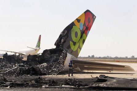 PICTURES: Two A300s destroyed in Tripoli conflict | News | Flight Global