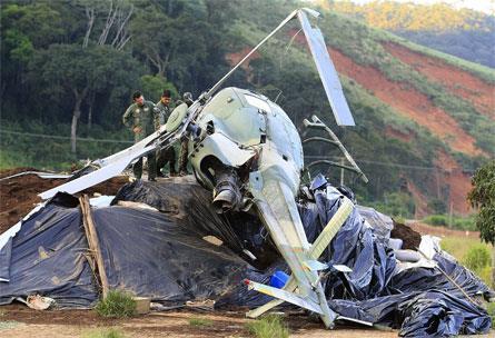 PICTURES: Brazilian army crew walk away from AS550 crash | News ...