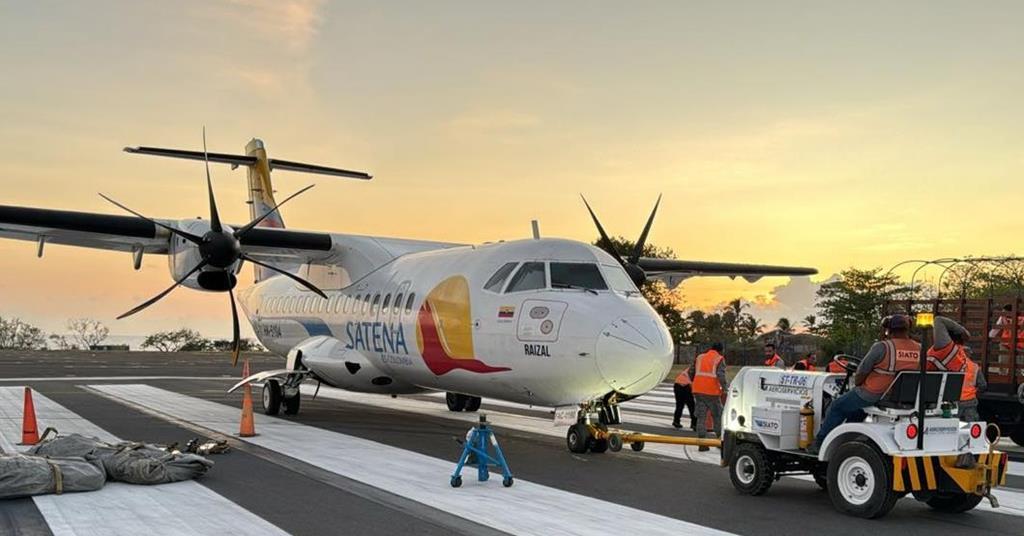 Colombian investigators probe ATR nose-gear collapse prior to take-off ...