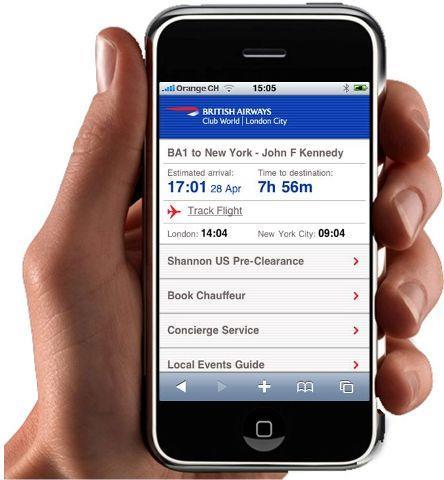 PHOTO: BA launches first-ever in-flight mobile portal | News | Flight ...