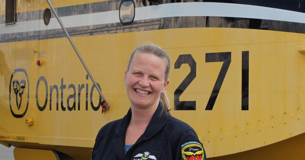 Water bomber pilot Allison Bennett’s burning ambition to fly ...