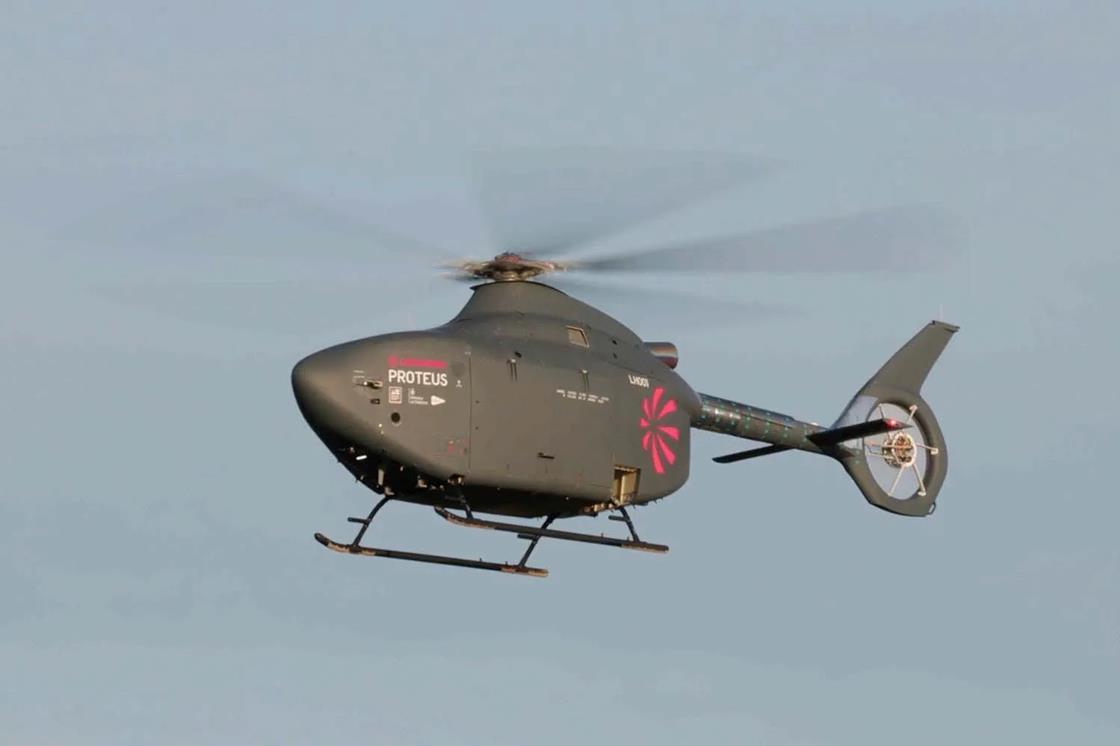Leonardo's Proteus autonomous helicopter makes first flight for UK ...