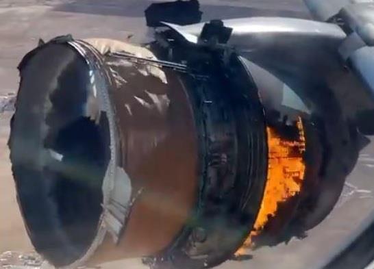 United 777’s failed PW4000 appears uncontained, forward cowling missing ...