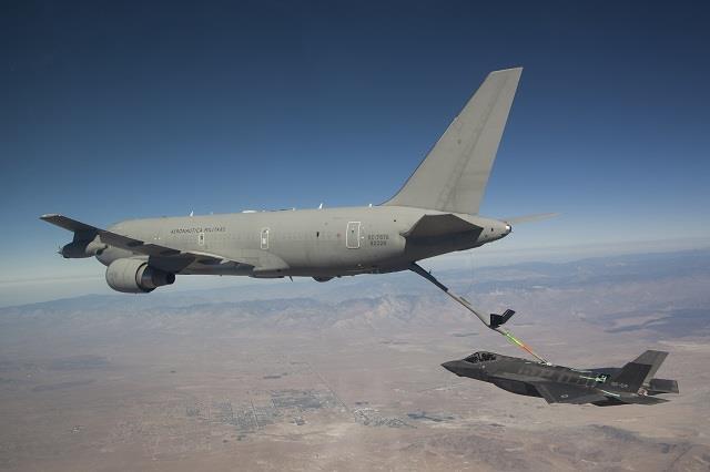 Italian KC-767 tanker completes its first F-35 refuelling | News ...