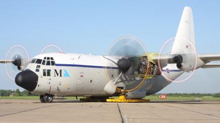 PICTURE: A400M engine makes first ground run on C-130 testbed | News ...
