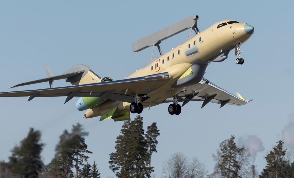 Saab flies updated fourth GlobalEye surveillance aircraft for the UAE ...