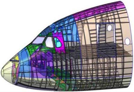 Picture: Airbus’s CAD drawing of revised A350 XWB nose study | News ...