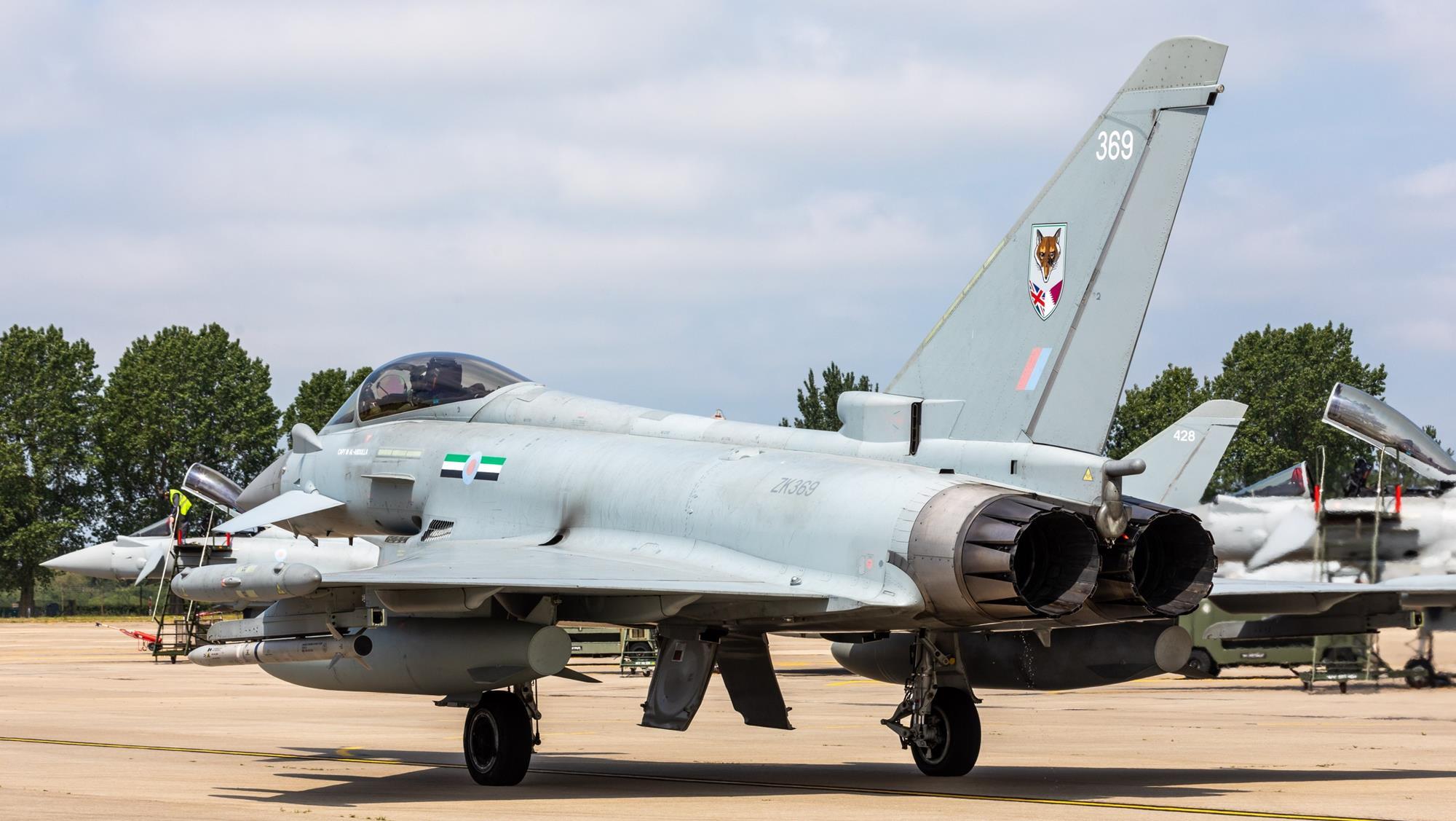Joint UK-Qatar Typhoon squadron launches first flights | News | Flight ...