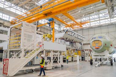 Airbus shows off latest A321 final assembly line in former Toulouse ...