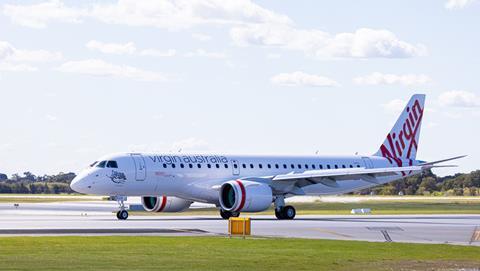 Virgin Australia’s first E190-E2 arrives in Perth | News | Flight Global