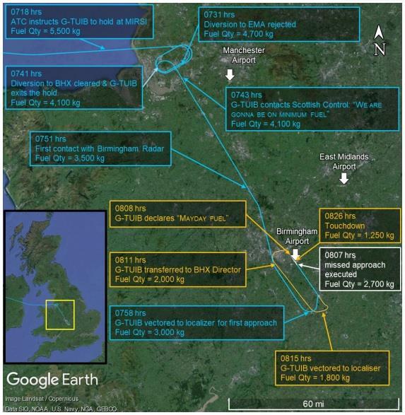 TUI 787 landed with low fuel after chances missed for diversion and ...