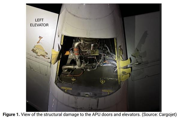 NTSB: Cargojet Boeing 767 APU doors separated in flight after ...