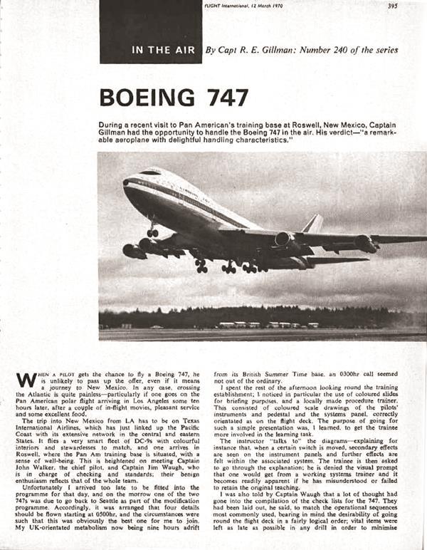 From the archive: Boeing 747 flight test | In depth | Flight Global