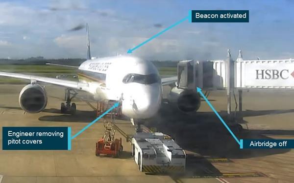 Alert refueller noticed SIA A350 preparing for pushback with pitot ...