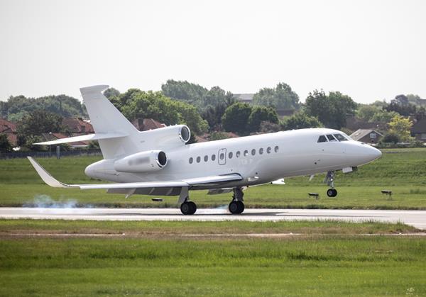 RAF welcomes first VIP-roled Falcon 900LX as ‘Envoy IV’ | News | Flight ...