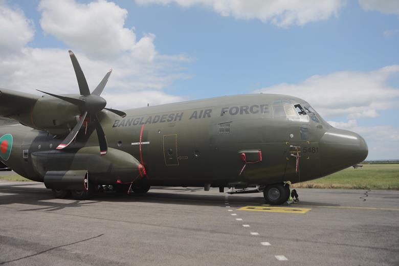 Bangladesh receives its last ex-RAF C-130J airlifter from Marshall ...