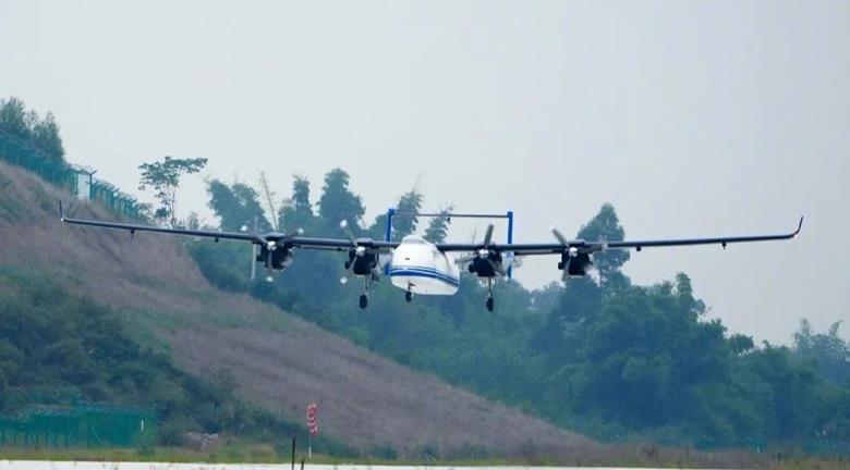 Chinese twin-tailed civilian UAV makes maiden sortie: state media ...