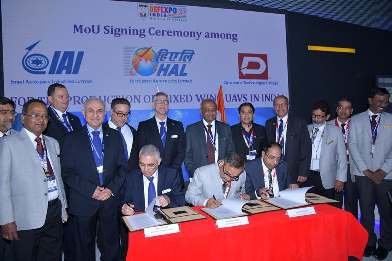 IAI in MOU with Indian firms on local UAV production | News | Flight Global