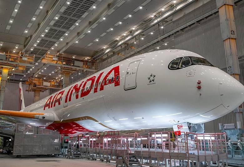 Air India shows off initial A350s with new colour scheme | Flight Global