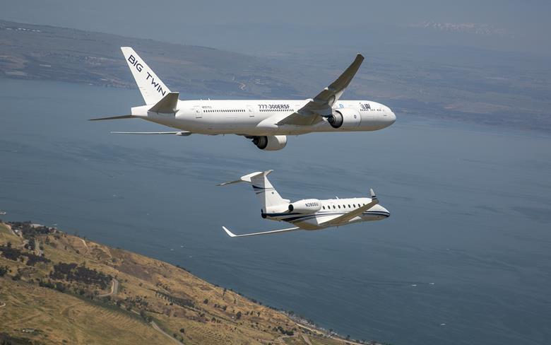 First 777-300ER for freighter conversion joins Israeli commemorative ...