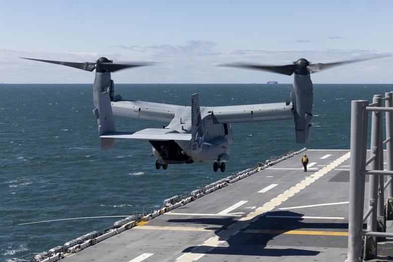 Osprey returns to carrier flight decks under USMC recertification ...