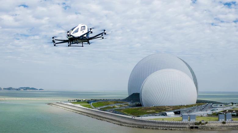 World first for EHang as autonomous eVTOL gains certification | News ...