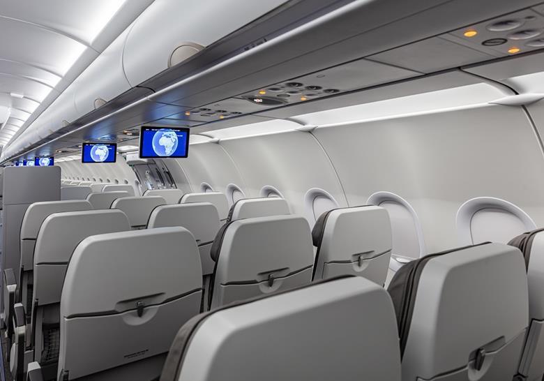 Cabin configurations illustrate flexibility of German air force A321LR ...